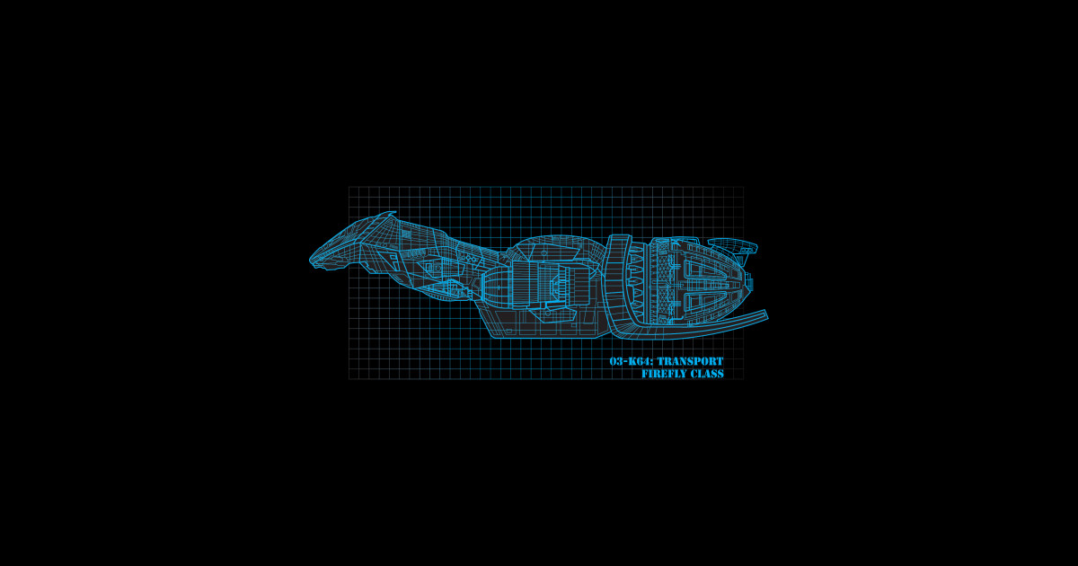 Firefly-Class Transport - Sticker | TeePublic