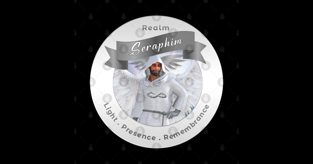 Angelic Realm: Seraphim - Angel - Sticker | TeePublic