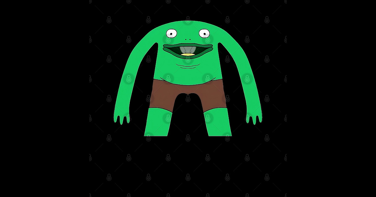 Hello ! - Smiling Friends Mr Frog - Smiling Friends Mr Frog - Sticker ...