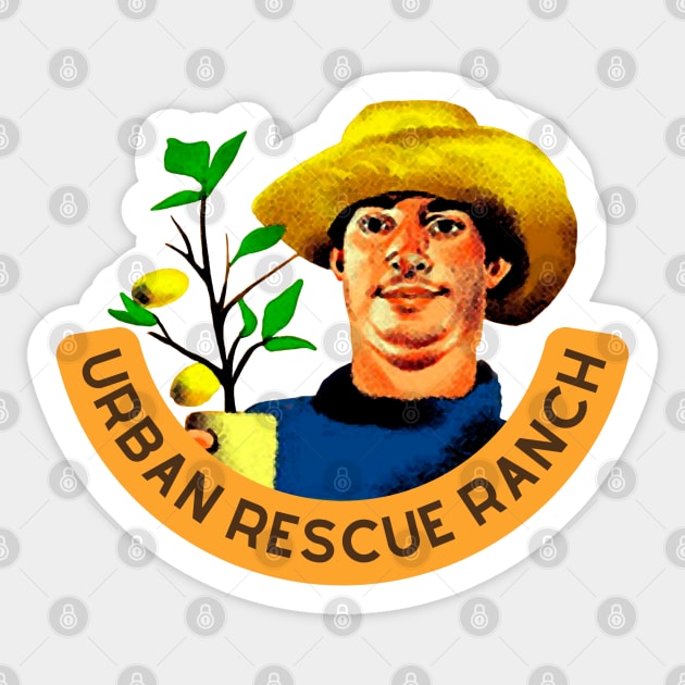 The Urban Rescue Ranch - The Urban Rescue Ranch - Sticker | TeePublic