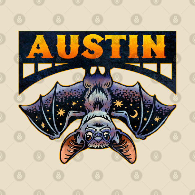 Austin Bat - Bat - T-Shirt | TeePublic