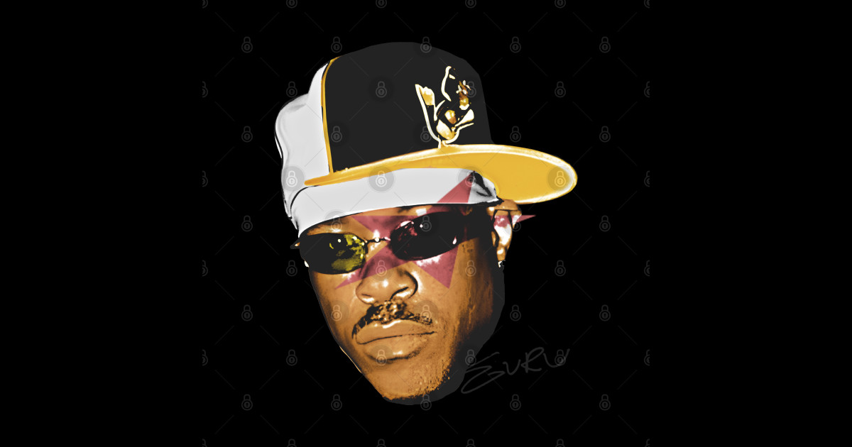 Rapper Guru Gang Starr Face - Rapper - Posters and Art Prints | TeePublic
