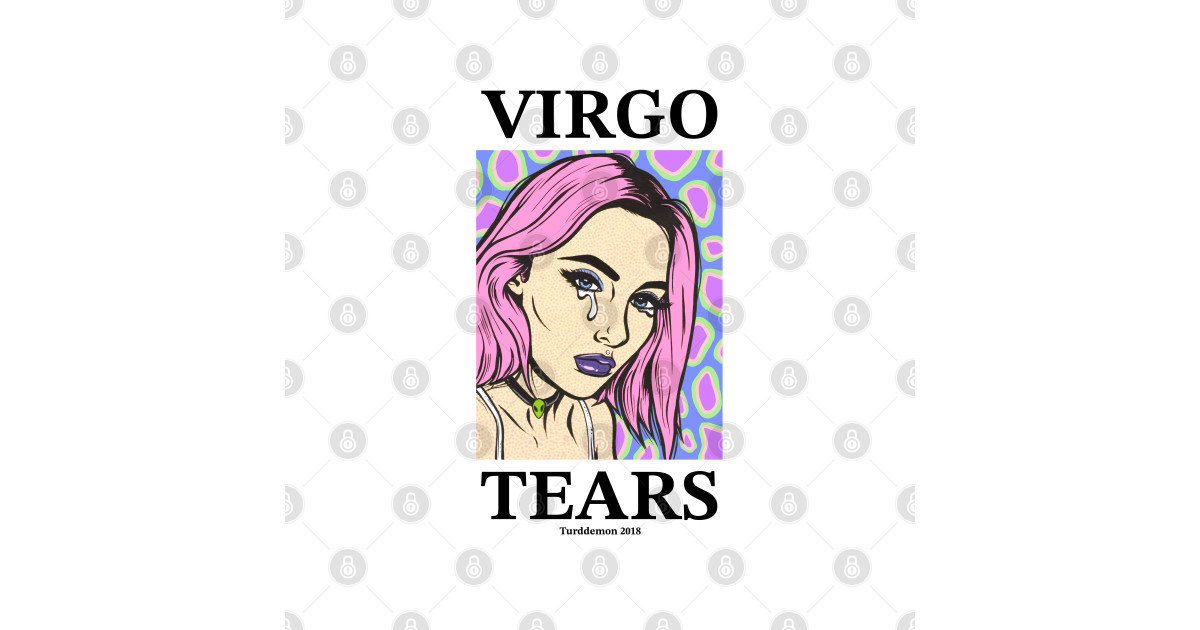 Virgo Tears comic girl - Sad Girl - T-Shirt | TeePublic