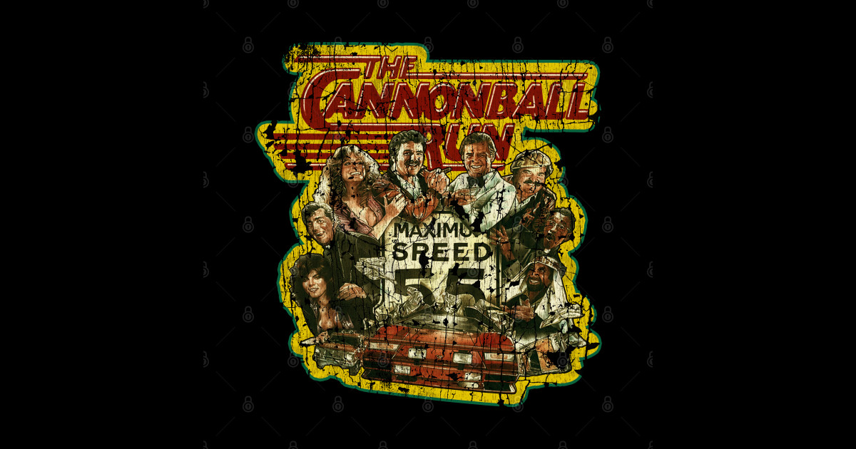 The Cannonball Run // 80s Vintage - 80s - Sticker | TeePublic