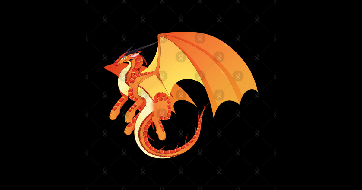 Wings of Fire - Peril - Wings Of Fire - Sticker | TeePublic