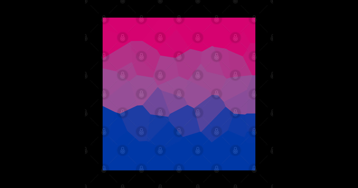 Bi flag poly design subtle - Bisexual - Magnet | TeePublic