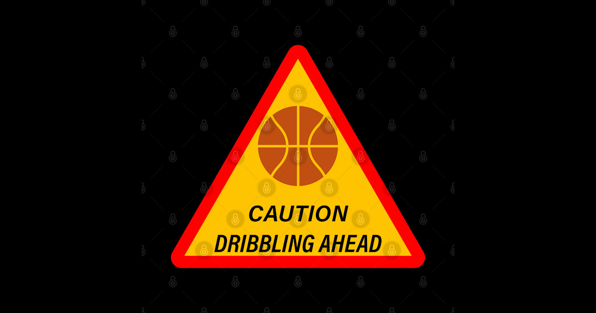 Dribbling Ahead - Basketball - Sticker | TeePublic