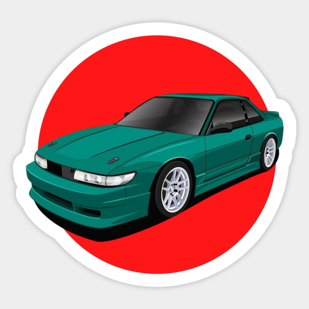 240 sx s13 Silvia - S13 - Sticker | TeePublic