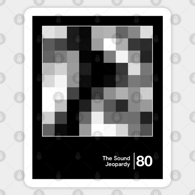 Jeopardy / Minimalist Graphic Artwork Design - The Sound - Sticker ...