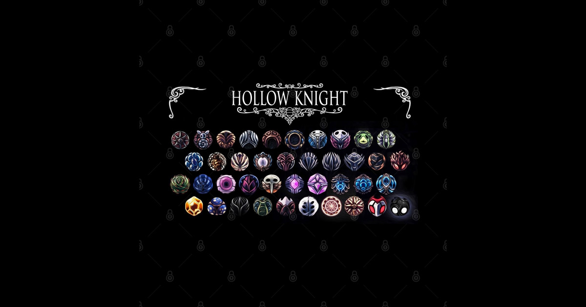 Hollow Knight Charms - Hollow Knight - Sticker | TeePublic