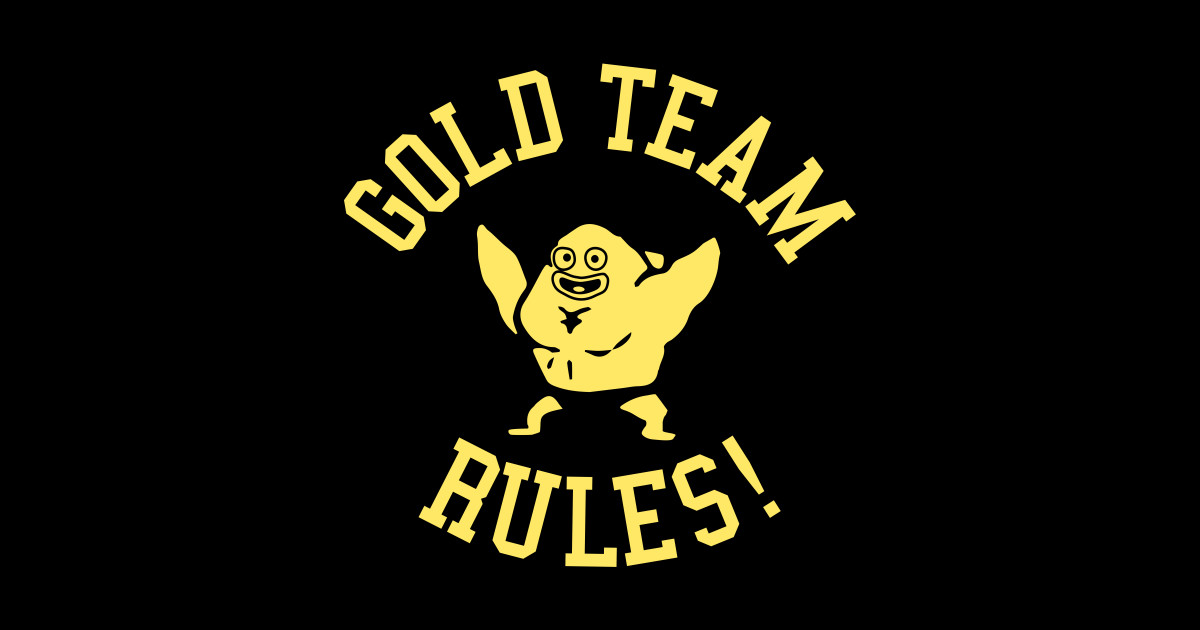 Gold Team Rules! - Spongebob - T-Shirt | TeePublic
