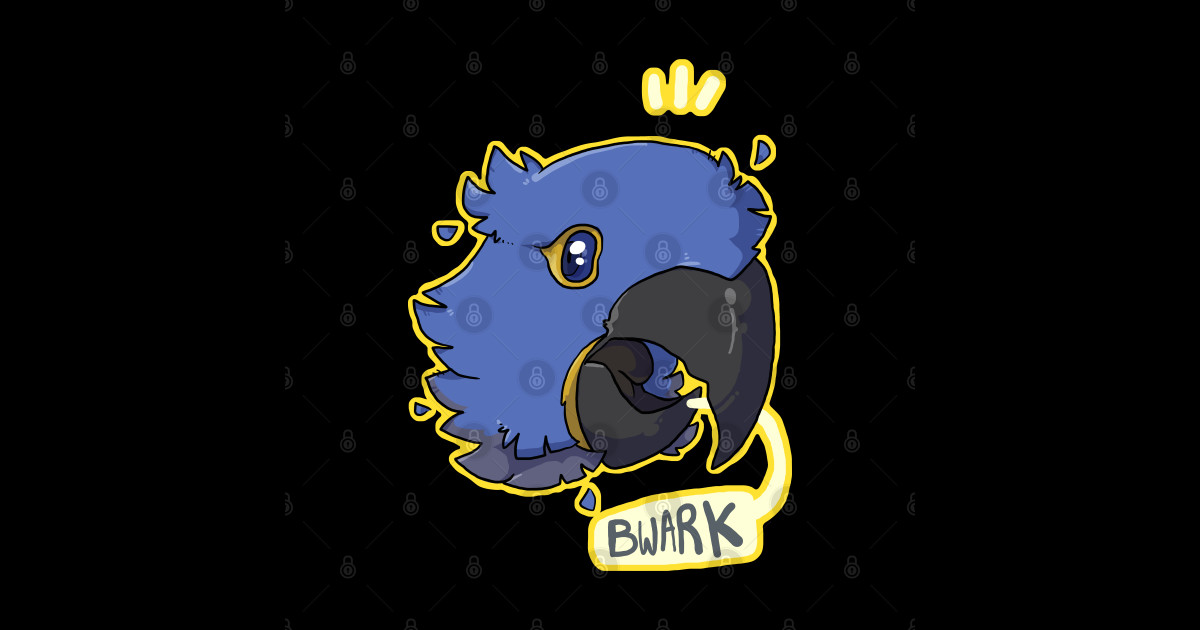 Bwark - Parrot - Sticker | TeePublic