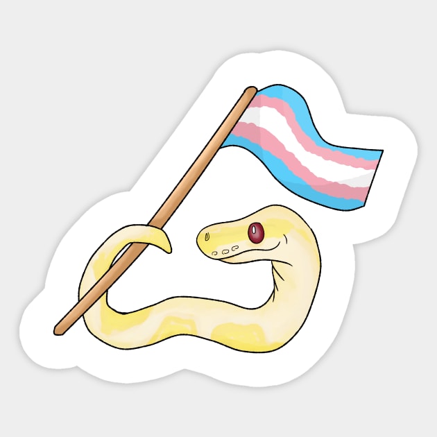Ball Python Pride [Albino Morph, Transgender] - Ball Python - Sticker ...