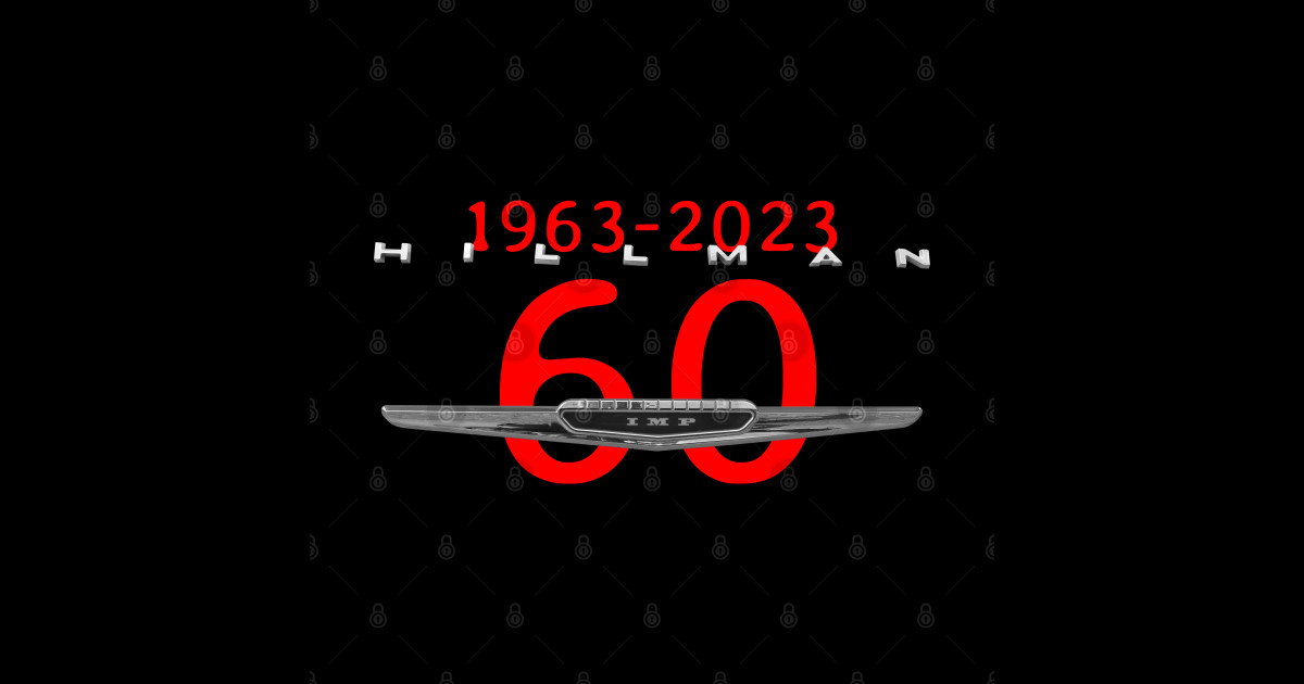 Hillman Imp 1960s classic car badges 60th anniversary special edition ...