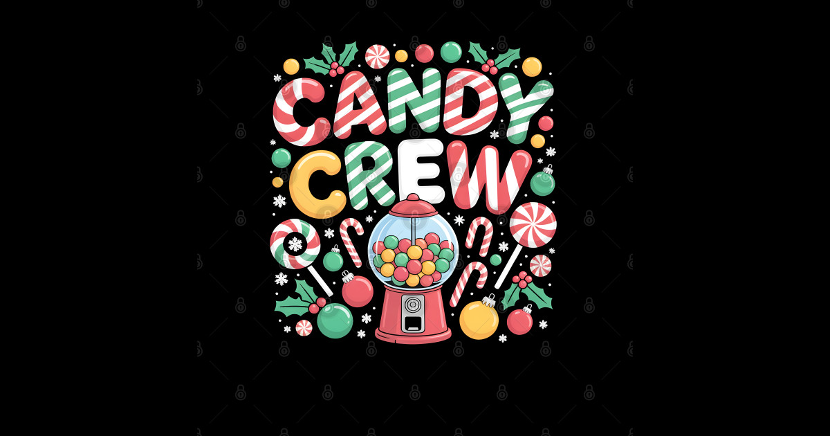 Candy Crew Christmas Candy Costume Sweetie - Candy Crew - Sticker ...