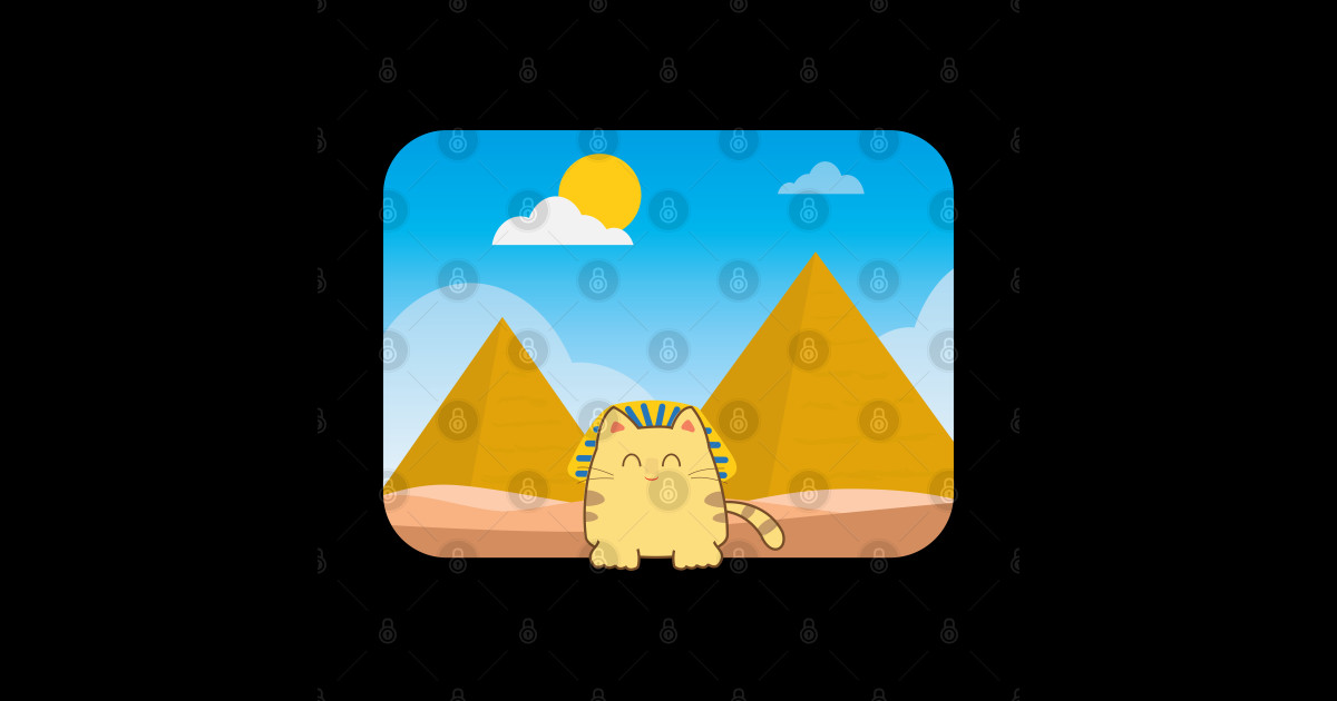 Great Sphinx of Giza - Great Sphinx Of Giza - Sticker | TeePublic