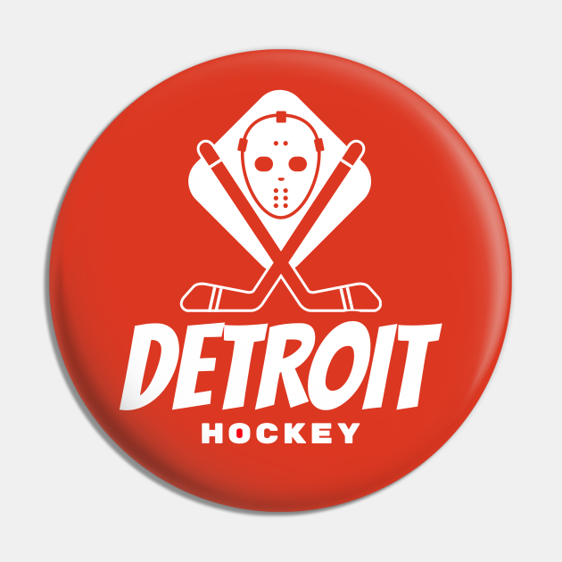 Detroit red wings Hockey - Detroit Red Wings Hockey - Pin | TeePublic