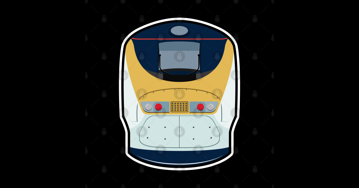 EUROSTAR - Train - Sticker | TeePublic