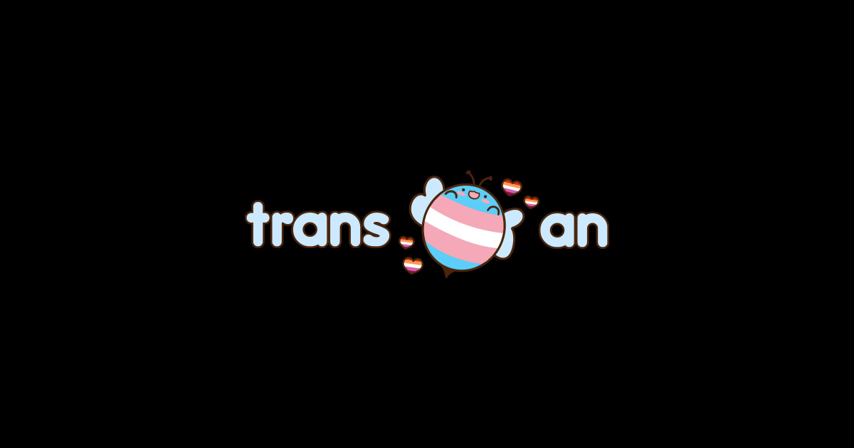 Trans bee an Trans Lesbian Bee Transbian - Trans - Sticker | TeePublic