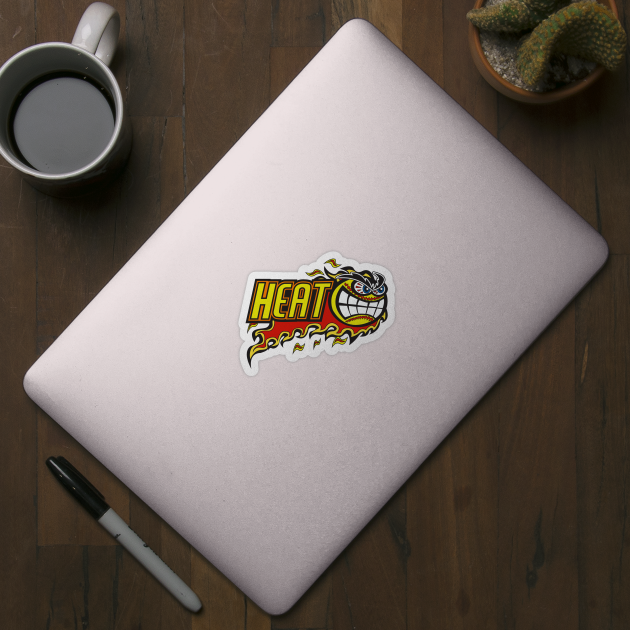Heat Softball Logo - Heat Softball - Sticker | TeePublic