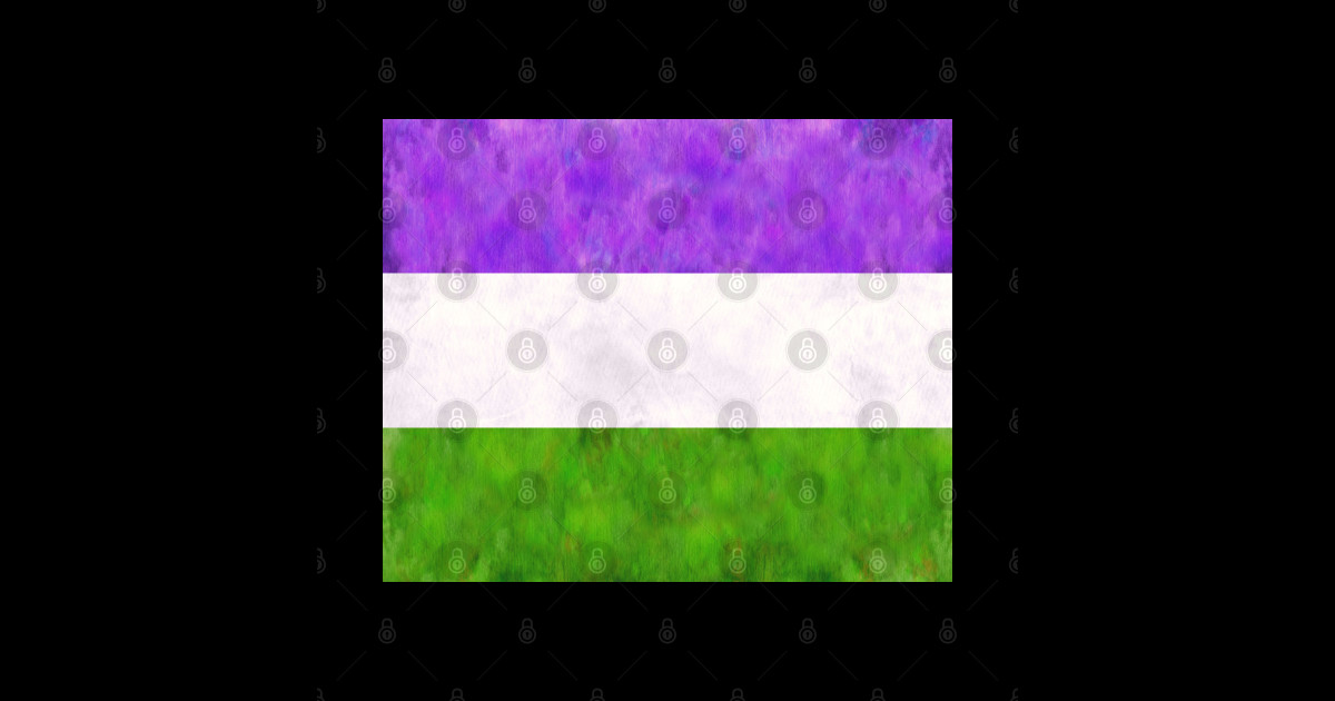 Genderqueer Pride Digital Quilt - Genderqueer Pride Flag - Sticker ...