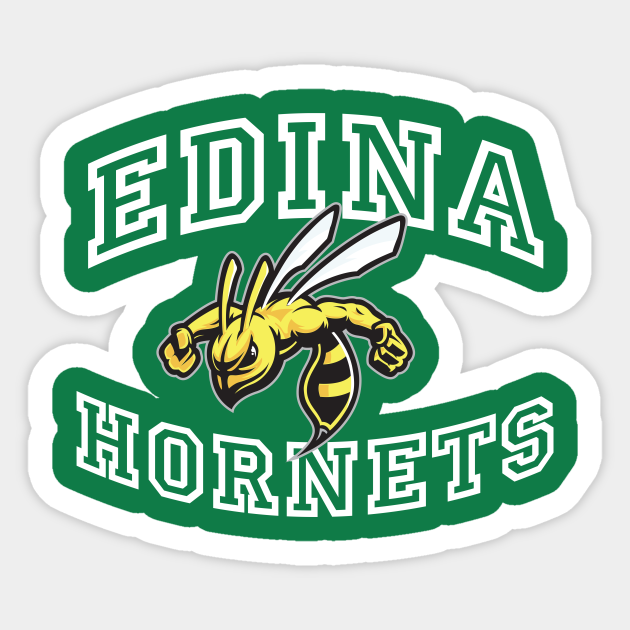 Edina Hornets - Edina - Sticker | TeePublic