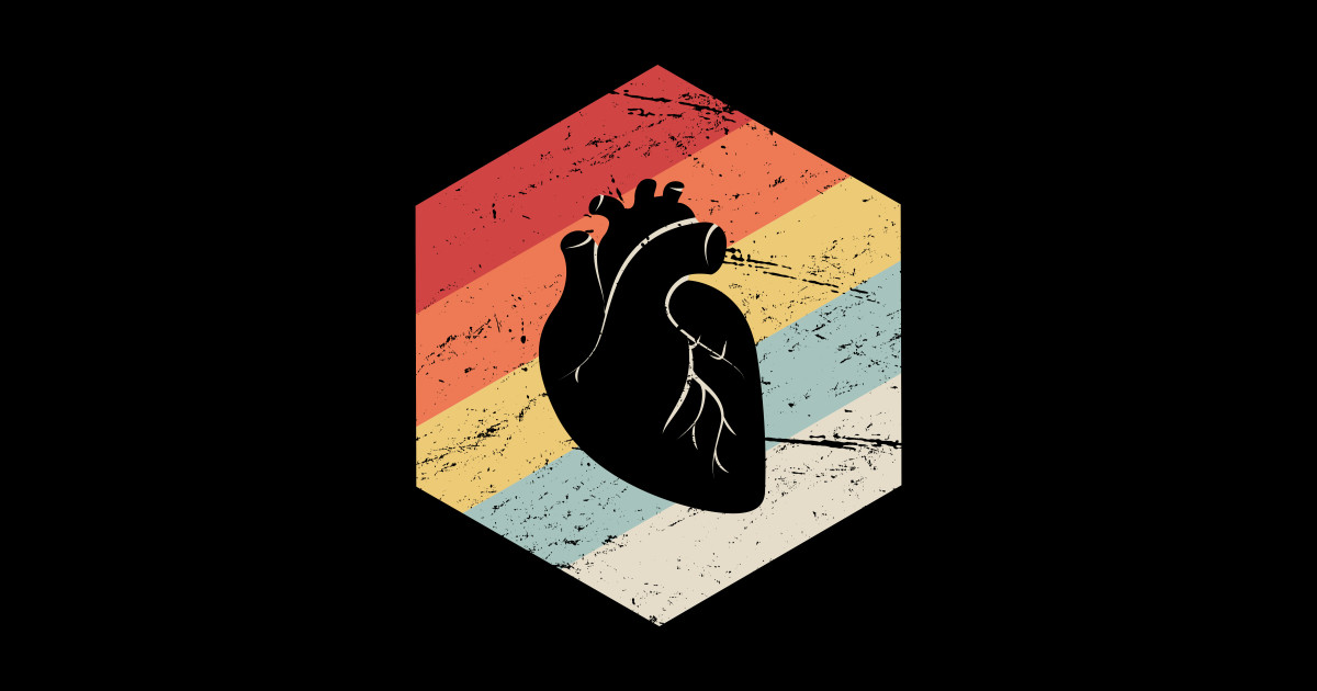 Retro Vintage Heart Doctor Cardiologist - Cardiologist - Sticker ...