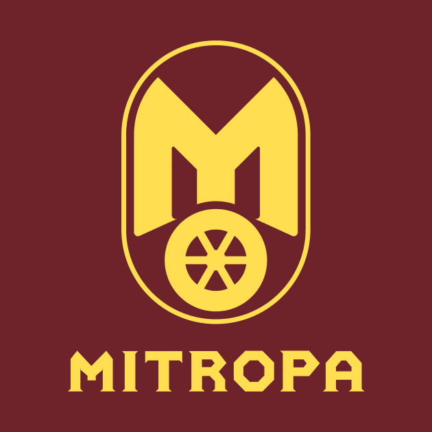 Moped Mitropa Logo (yellow) - Mitropa - T-Shirt | TeePublic