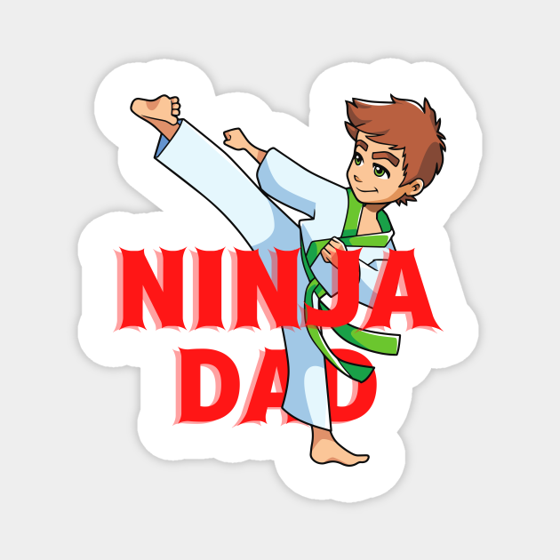 Ninja Dad Anime Boy Son Karate Jujutsu Martial Arts - Ninja Dad ...