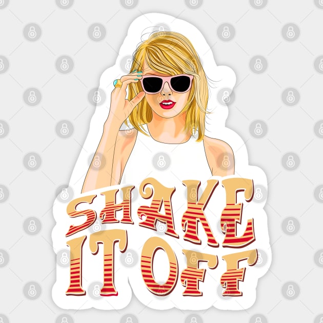 Taylor Swift Shake It Off - Taylor Swift - Sticker | TeePublic