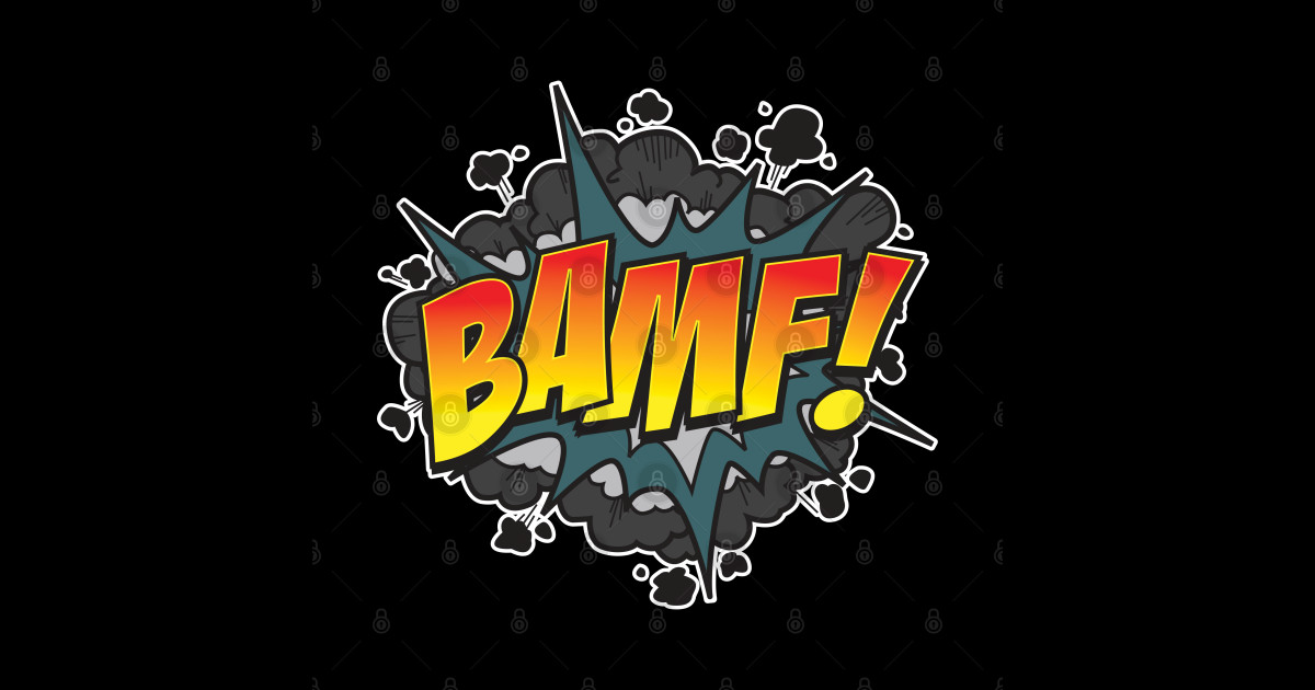 BAMF! - Comic - Sticker | TeePublic