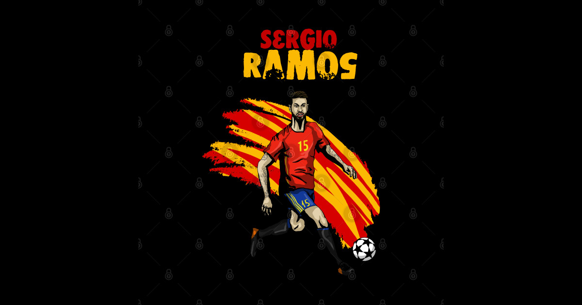 Sergio Ramos - Sergio Ramos - Sticker | TeePublic