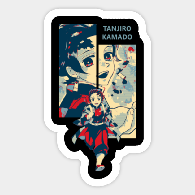 tanjiro kamado - Tanjiro - Sticker | TeePublic