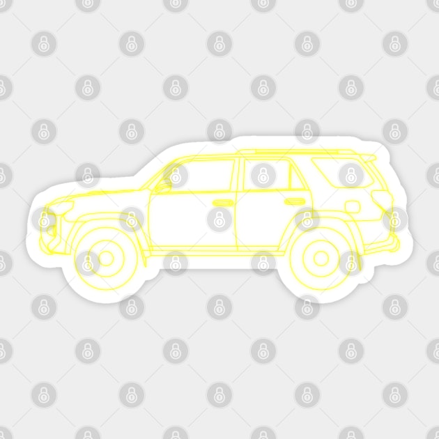 4runner Fifth Generation yellow neon outline [Fan Art] - Toyota ...