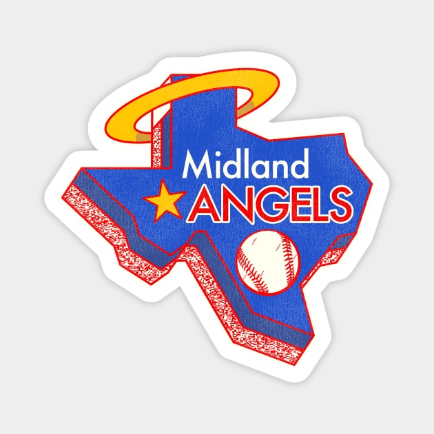 Defunct Midland Texas Baseball Team - Baseball - Magnet | TeePublic