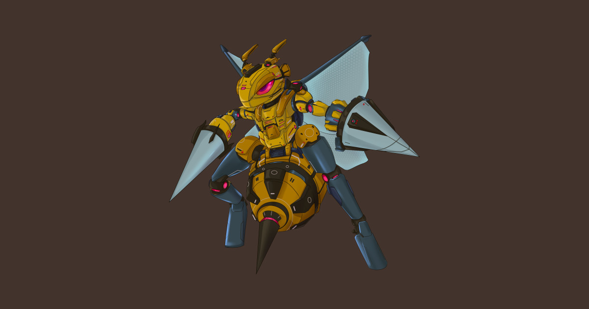 mecha bee - Mecha Monster - T-Shirt | TeePublic