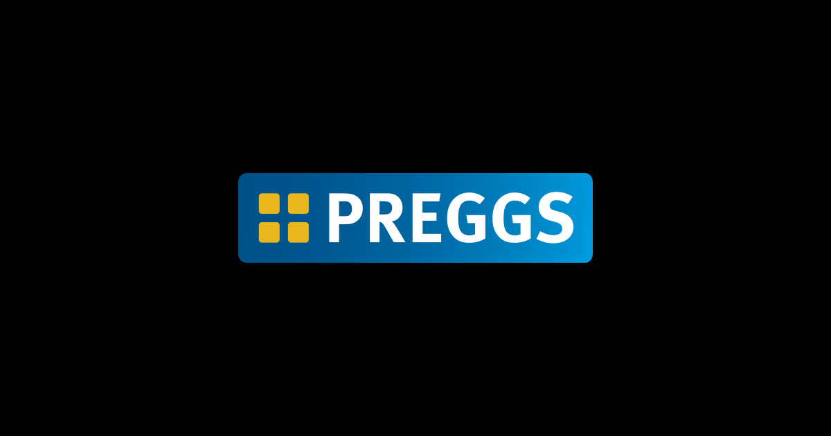 Preggs Pregnancy Greggs The Baker Logo - Pregnancy - Sticker | TeePublic