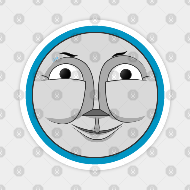 Gordon smiling face - Thomas Tank Engine - Magnet | TeePublic