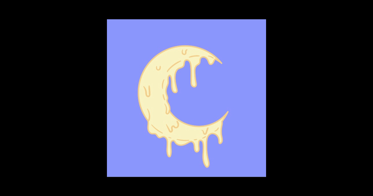 Dripping Moon - Drip - Sticker | TeePublic