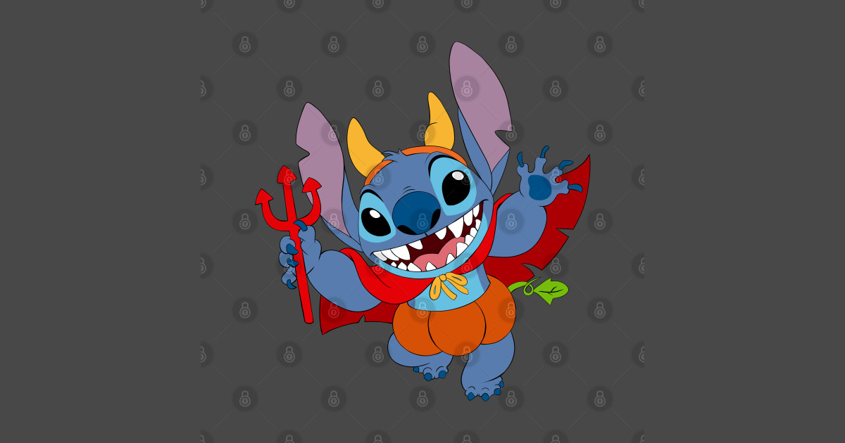 Devil Stitch - Stitch - T-Shirt | TeePublic