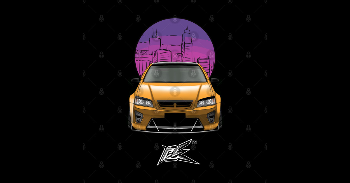 holden commodore ve ute yellow - Holden Commodore - Sticker | TeePublic