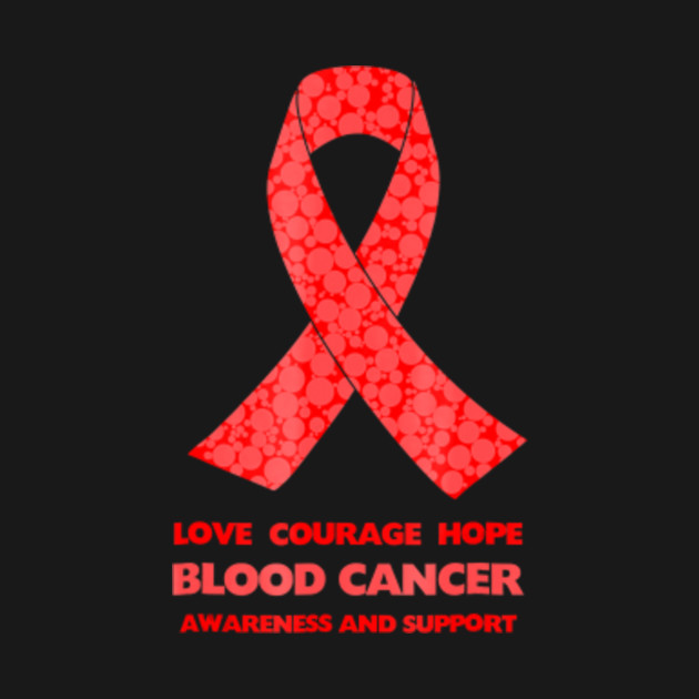 Blood Cancer awareness red ribbon support - Blood Cancer Awareness Red ...