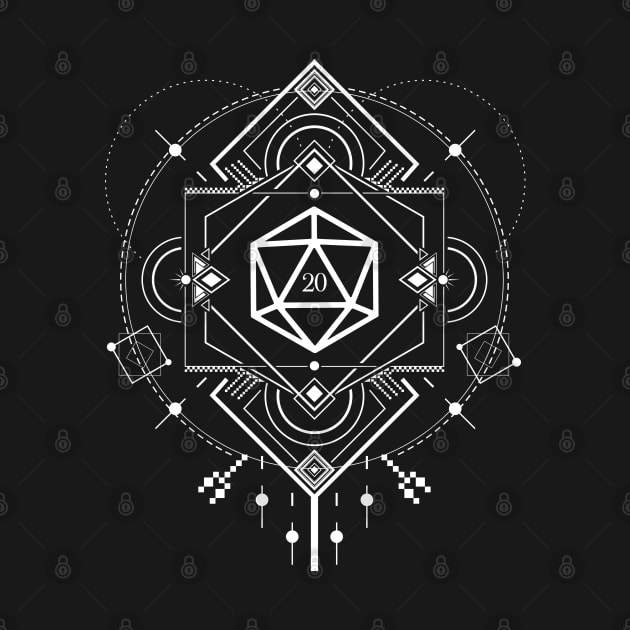 Minimalist D20 Dice Polyhedral Dice Set Collector TRPG Tabletop RPG ...