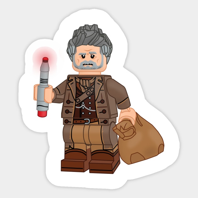 Lego War Doctor - Doctor Who - Sticker | TeePublic