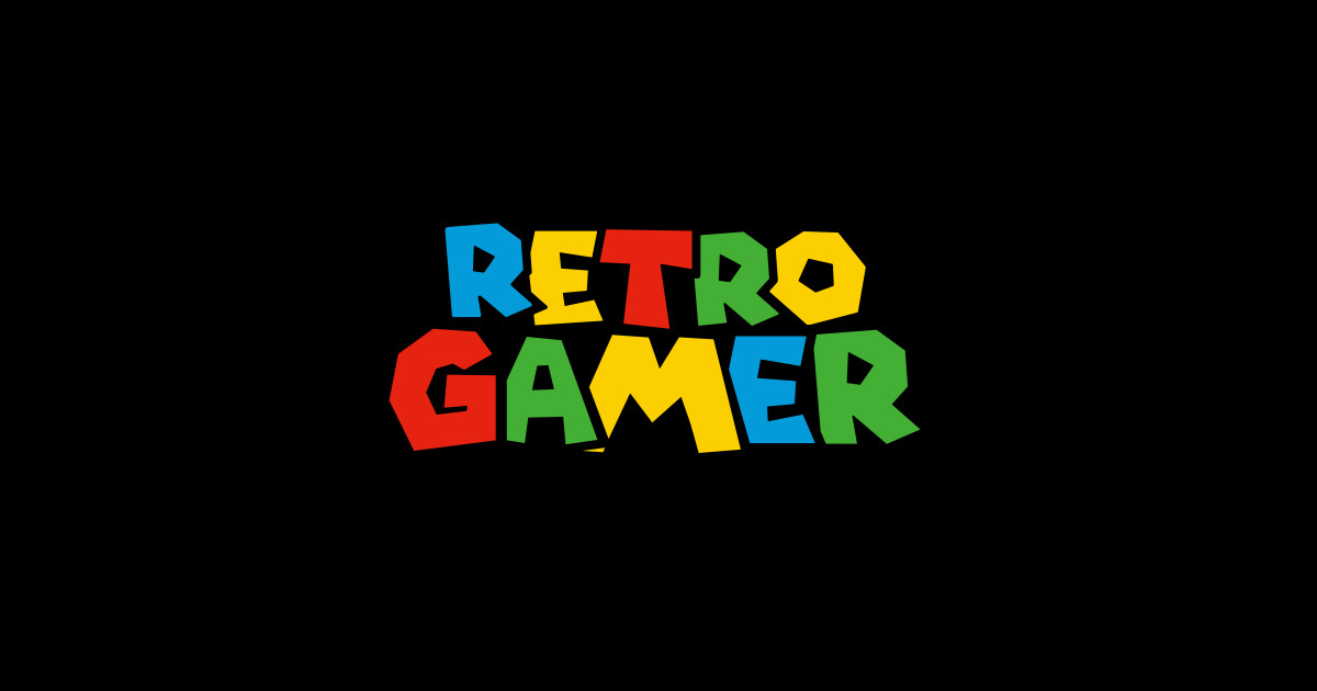Retro Gamer (N64 font) - Video Games - Sticker | TeePublic