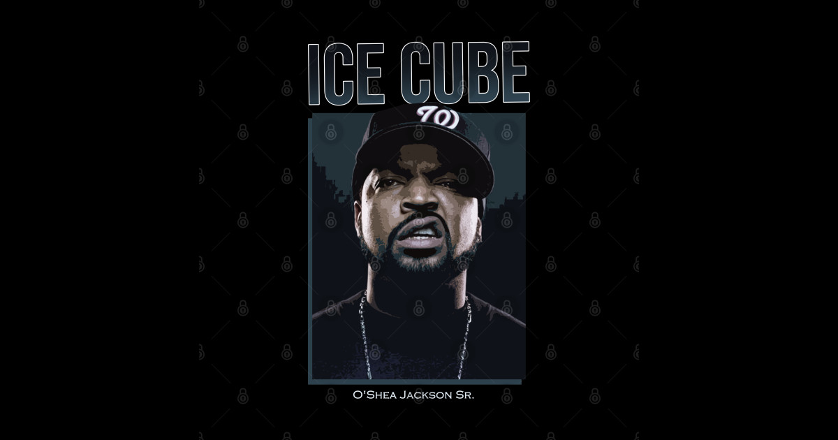 Ice Cube Hiphop - Ice Cube - Sticker | TeePublic