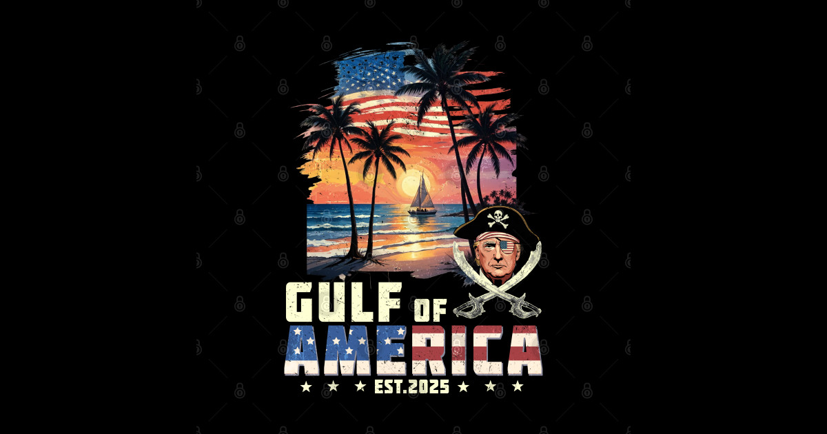 Gulf of America Pirates funny trump 2025 vintage - Gulf Of America ...