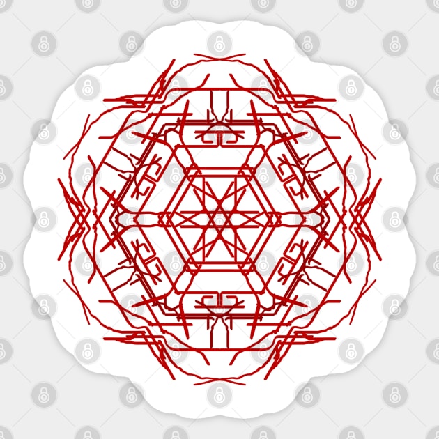 Sigil Of Divine Protection - Spiritual - Sticker | TeePublic