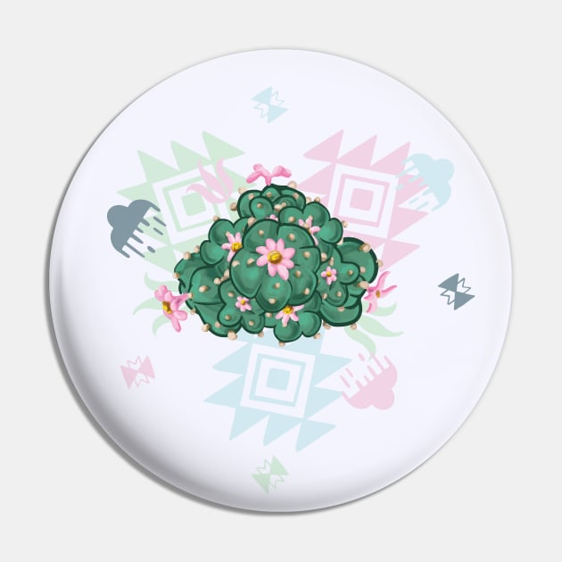 Peyote & Symbols - Peyote - Pin | TeePublic