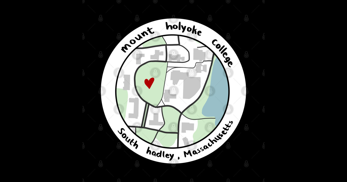 Copy of Mount Holyoke Map - 1837 - Posters and Art Prints | TeePublic